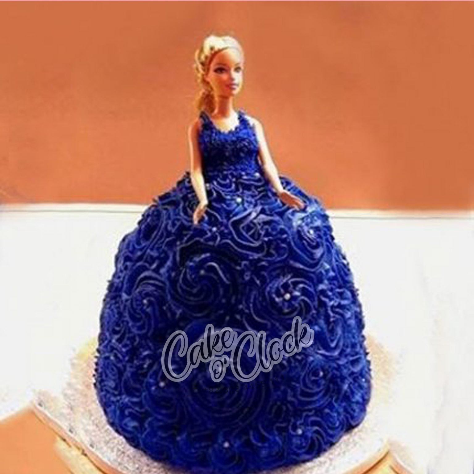 Barbie Cake In Blue - Magnum Cakes - Best Customize Designer Cakes in ...
