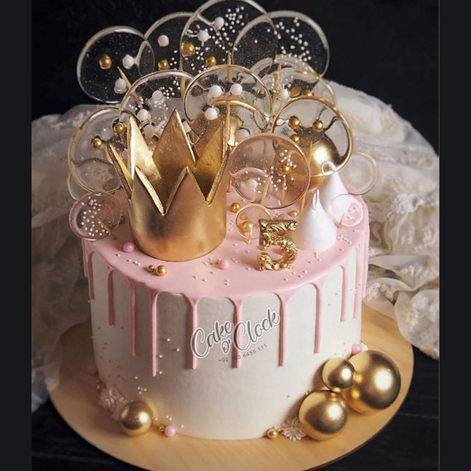 Pink Theme Birthday Cake - Magnum Cakes - Best Customize Designer Cakes ...