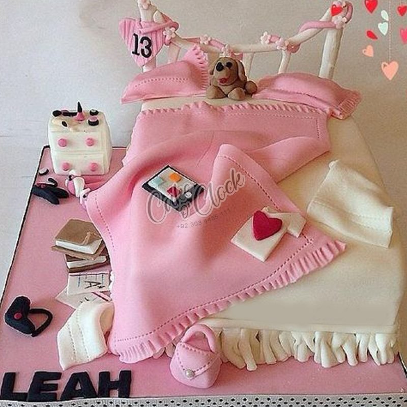 Pretty Messy Bed - Magnum Cakes - Best Customize Designer Cakes in Lahore