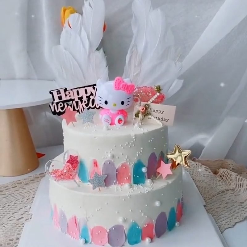 Kitty With Stars - Magnum Cakes - Best Customize Designer Cakes in Lahore